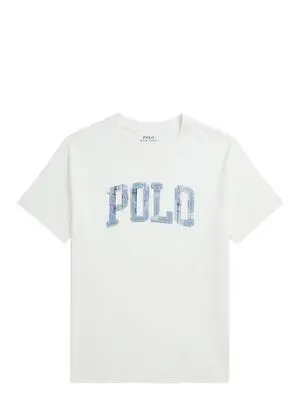 Ralph Lauren Logo Cotton Jersey Tee - Deckwash White