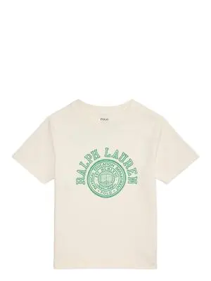 Ralph Lauren Logo Cotton Jersey Tee - Nevis