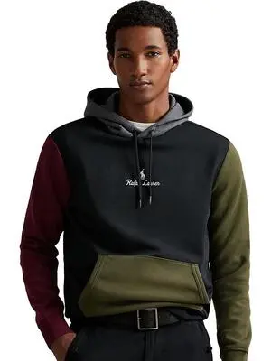 Ralph Lauren Logo Double-knit Hoodie - Polo Black Multi