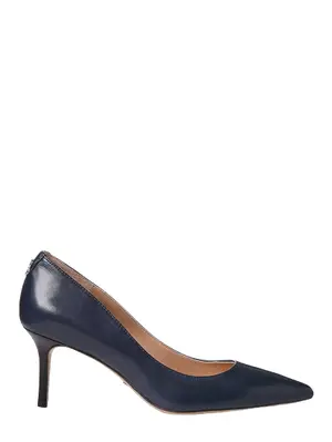 Ralph Lauren Lanette Leather Pump Dark Midnight
