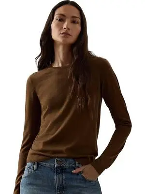 Ralph Lauren Cashmere Crewneck Sweater - Cognac