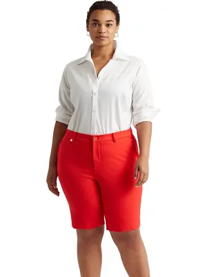 Ralph Lauren Ralph Lauren Bi-Stretch Twill Short Bright Hibiscus