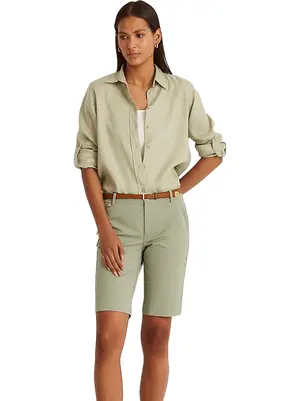 Ralph Lauren Ralph Lauren Bi-Stretch Twill Short Lily Pad
