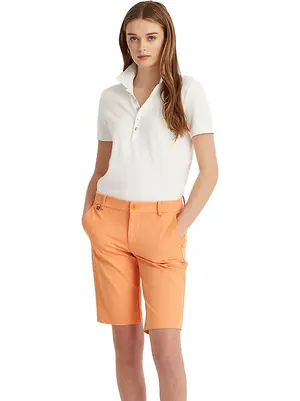 Ralph Lauren Ralph Lauren Bi-Stretch Twill Short Shell Coral