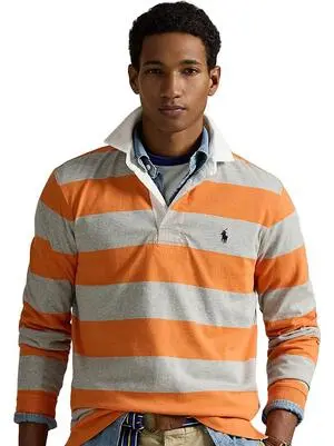 Ralph Lauren The Iconic Rugby Shirt - Bedford Orange/heather