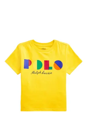 Ralph Lauren Logo Cotton Jersey Tee Racing Yellow