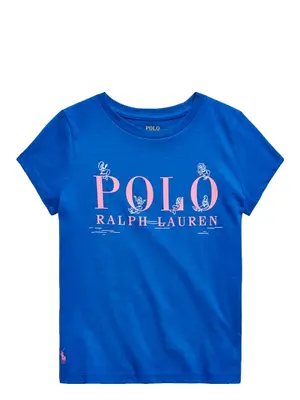 Ralph Lauren Logo Cotton Jersey Tee Sapphire Star