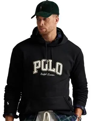 Ralph Lauren Logo Fleece Hoodie - Polo Black