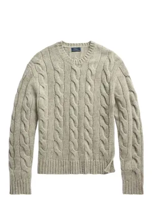Ralph Lauren Ralph Lauren Cable-Knit Crewneck Sweater Light Vintage Heather