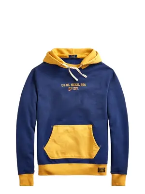 Ralph Lauren Fleece Graphic Hoodie Freshwater