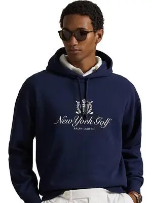 Ralph Lauren Fleece Graphic Hoodie - Refined Navy