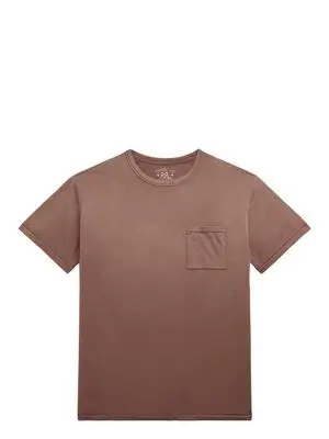 Ralph Lauren Garment-dyed Pocket T-shirt - Chocolate