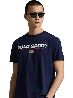 Ralph Lauren Classic Fit Polo Sport Jersey T-shirt - Cruise Navy