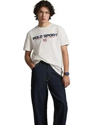 Ralph Lauren Classic Fit Polo Sport Jersey T-shirt - White