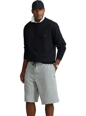 Ralph Lauren Ralph Lauren Double-Knit Short Salt And Pepper Hthr