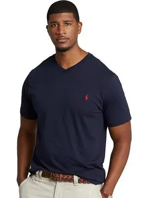 Ralph Lauren Jersey V-neck T-shirt - Ink