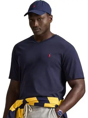 Ralph Lauren Jersey V-neck T-shirt Ink