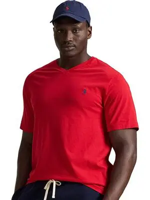 Ralph Lauren Jersey V-neck T-shirt Rl2000 Red