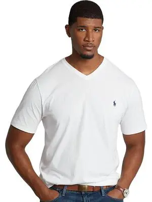 Ralph Lauren Jersey V-neck T-shirt - White