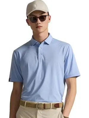 Ralph Lauren Classic Fit Performance Polo Shirt Austin Blue