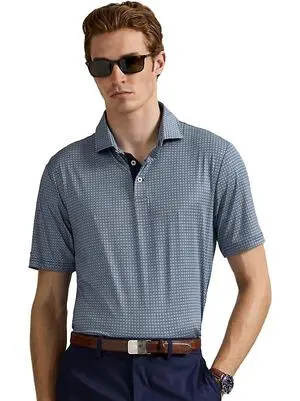 Ralph Lauren Classic Fit Performance Polo Shirt Mulligan Foulard Refined