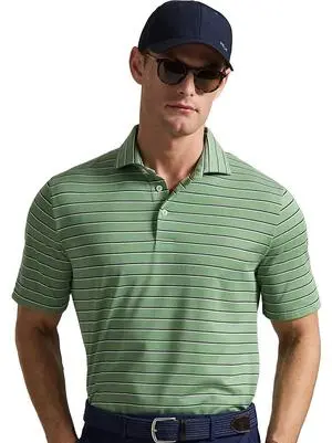 Ralph Lauren Classic Fit Performance Polo Shirt - Outback Green Multi