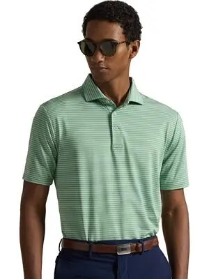 Ralph Lauren Classic Fit Performance Polo Shirt - Outback Green/office Blue