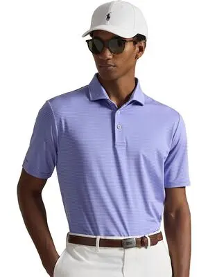 Ralph Lauren Classic Fit Performance Polo Shirt - Pure Lilac/fall Blue