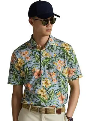 Ralph Lauren Classic Fit Performance Polo Shirt Rattan Floral