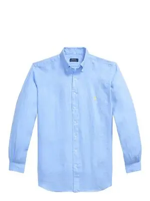 Ralph Lauren Linen Shirt Austin Blue