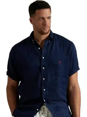 Ralph Lauren Linen Shirt - Newport Navy