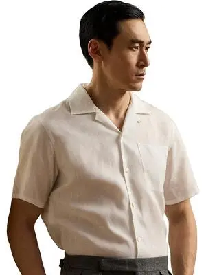Ralph Lauren Linen Shirt - Optic White
