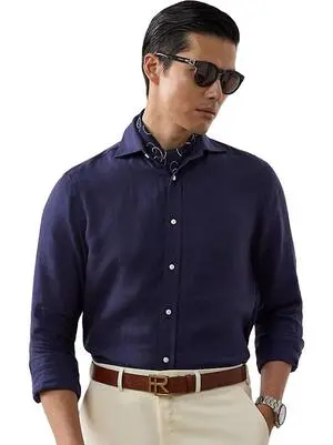 Ralph Lauren Linen Shirt - Spring Navy