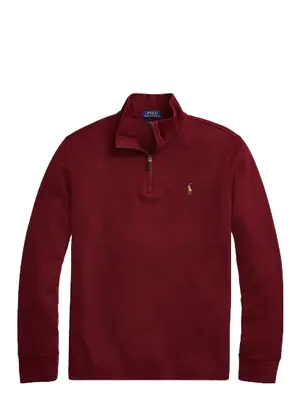 Ralph Lauren Ralph Lauren Estate-Rib Quarter-Zip Pullover Classic Wine