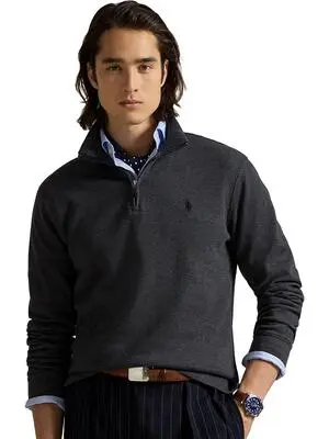 Ralph Lauren Estate-rib Quarter-zip Pullover - Herringbone Barclay