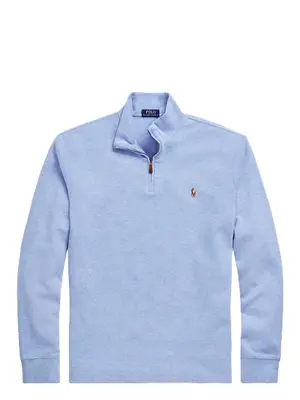 Ralph Lauren Ralph Lauren Estate-Rib Quarter-Zip Pullover Jamaica Heather