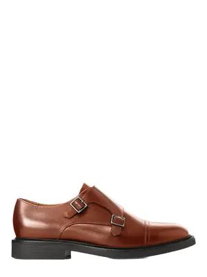 Ralph Lauren Ralph Lauren Asher Monk-Strap Shoe Pale Russet