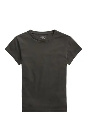 Ralph Lauren Cotton Jersey Crewneck T-shirt - Faded Black Canvas