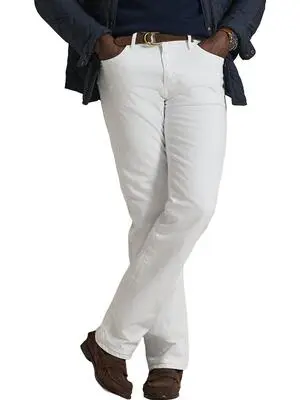 Ralph Lauren Hampton Straight Stretch Jean - Hidden White