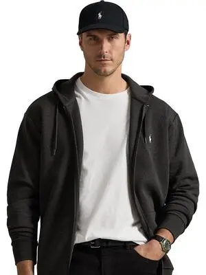 Ralph Lauren Ralph Lauren Double-Knit Full-Zip Hoodie Dark Charcoal Heather
