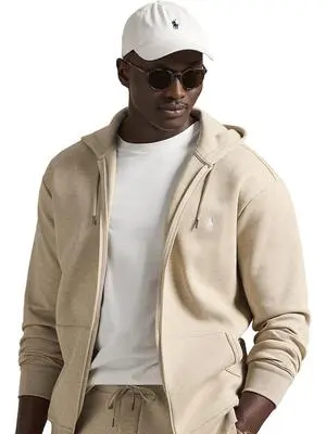 Ralph Lauren Ralph Lauren Double-Knit Full-Zip Hoodie Tuscan Beige Heather