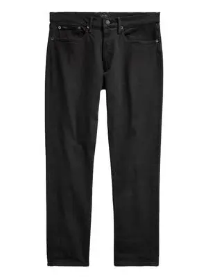 Ralph Lauren Hampton Relaxed Straight Jean Dover Stretch Black