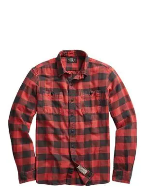 Ralph Lauren Plaid Twill Workshirt - Red/black