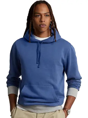 Ralph Lauren Ralph Lauren Fleece Hoodie Earth Blue/battalion Heat
