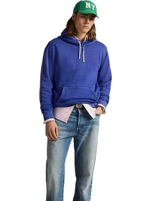 Ralph Lauren Fleece Hoodie - Graphic Royal