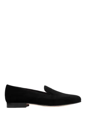 Ralph Lauren Alonzo Velvet Slipper - Black