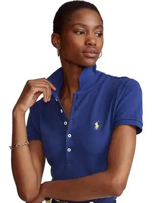 Ralph Lauren Slim Fit Stretch Polo Shirt - Fall Royal