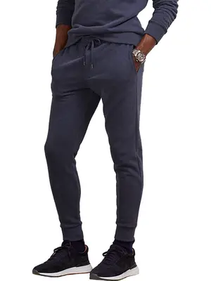 Ralph Lauren Fleece Jogger Pant Dk French Blue Melange