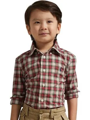 Ralph Lauren Plaid Cotton Poplin Shirt - Multi