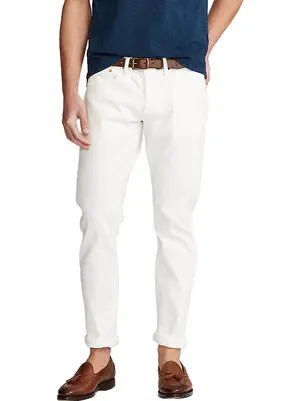 Ralph Lauren Sullivan Slim Stretch Jean Dover Stretch White